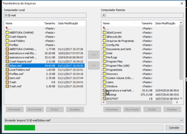 8. Transferência de arquivos